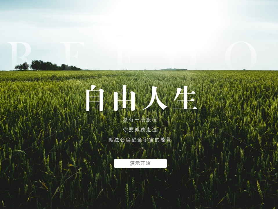 2017PPT模板-自由人生_zku_tt-站酷ZCOOL