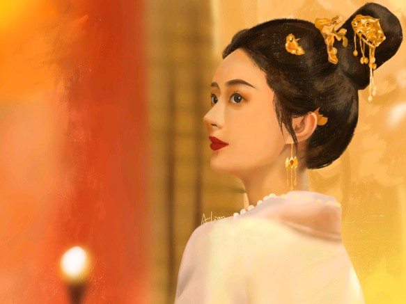 有美一人，清扬婉兮_阿莲啦-站酷ZCOOL