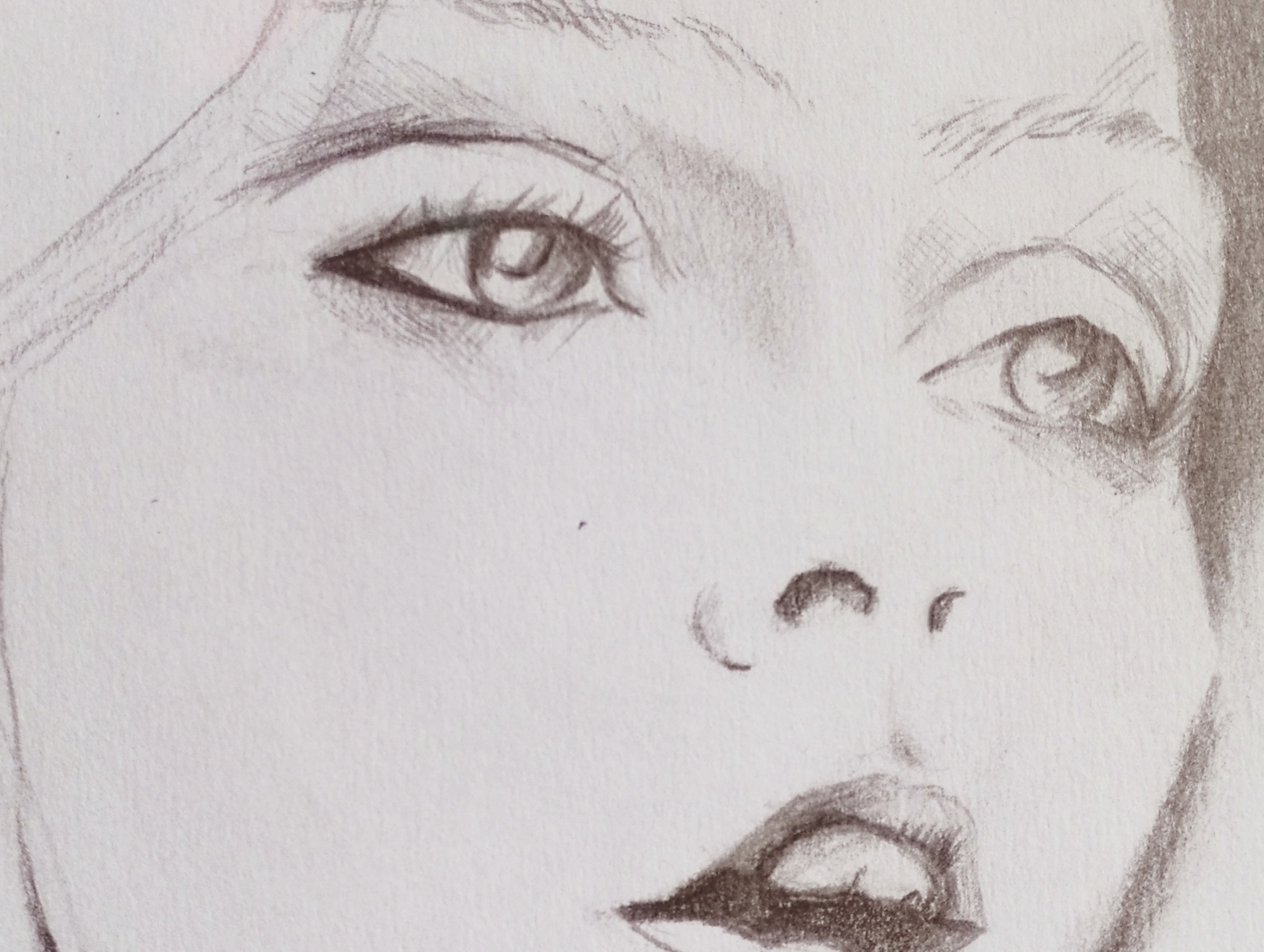 人物素描_Nanna123-站酷ZCOOL