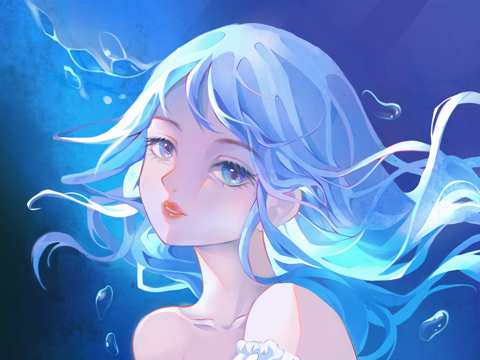 蓝色系_晚糖1234-站酷ZCOOL