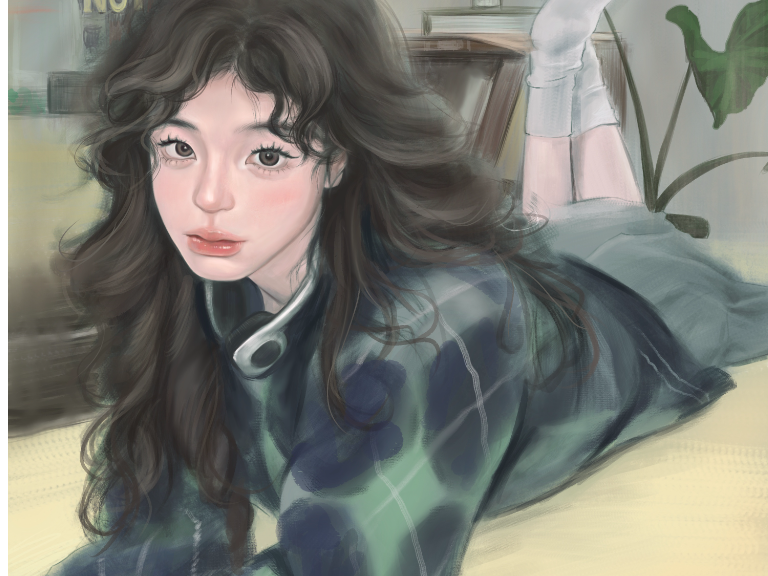 练习 画个小美女_子瓜人-站酷ZCOOL