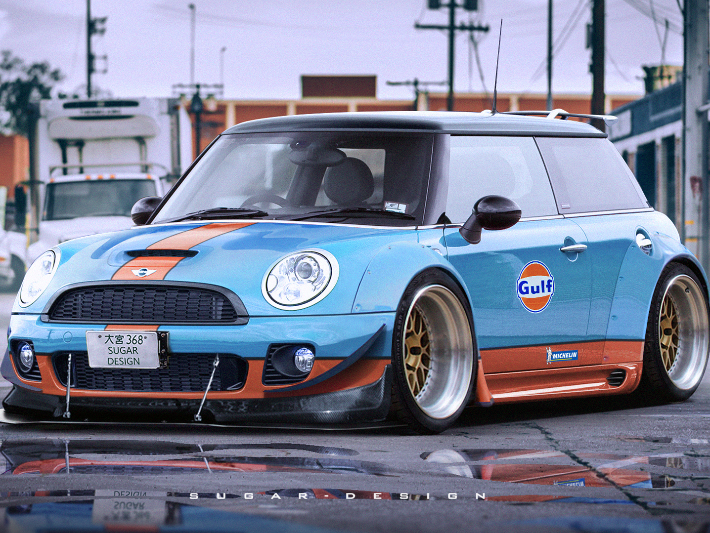 Mini JCW Gulf&RWB Edition_sugarchow-站酷ZCOOL