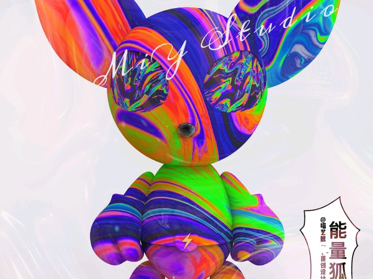 Energetic Fox—能量狐系列—Miy原创潮玩_喵艺眼-站酷ZCOOL