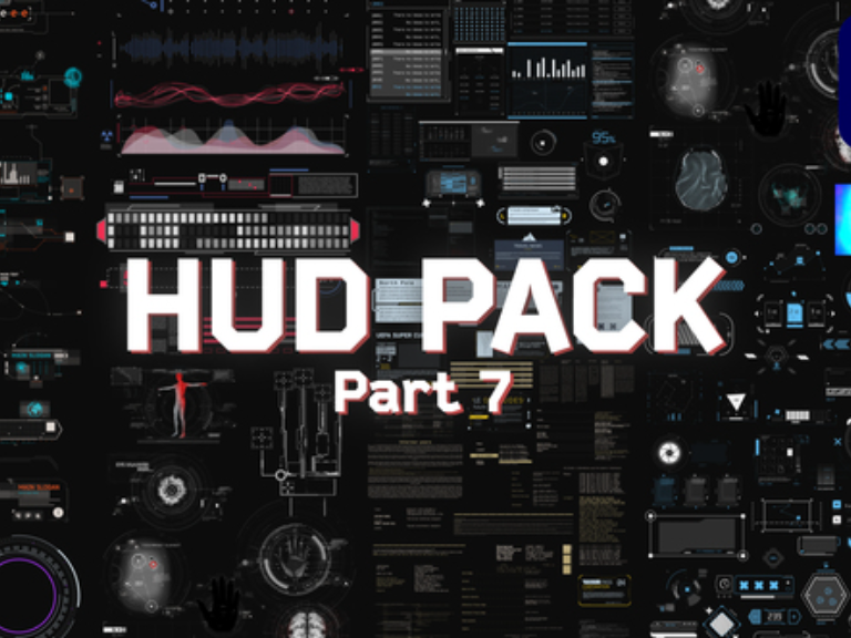 AE模板 | 高科技HUD界面元素电影游戏介绍预告动态动画_猿文件网官方账号-站酷ZCOOL