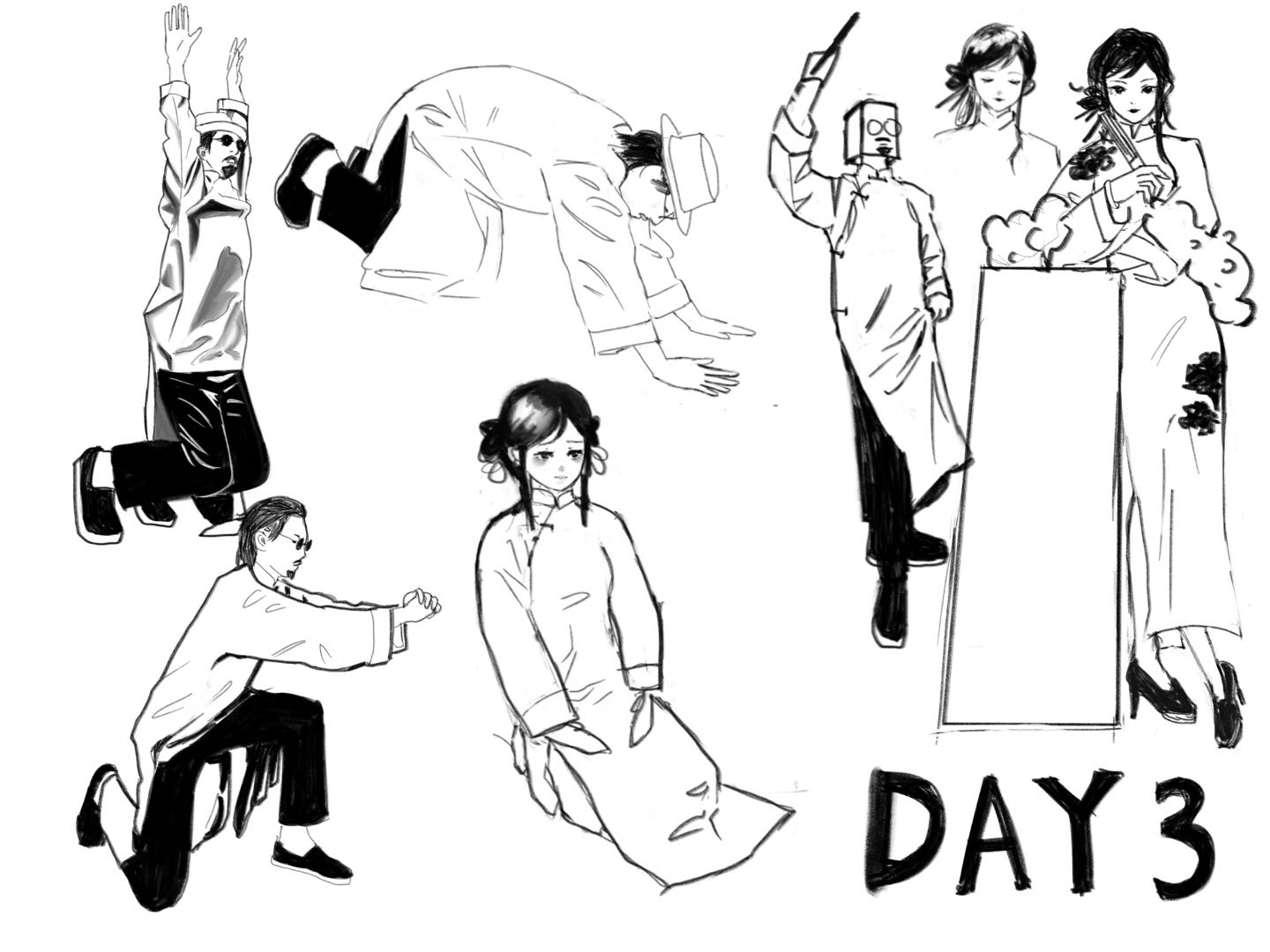 #速写60天挑战赛#DAY3@速写班长_Z354441027-站酷ZCOOL