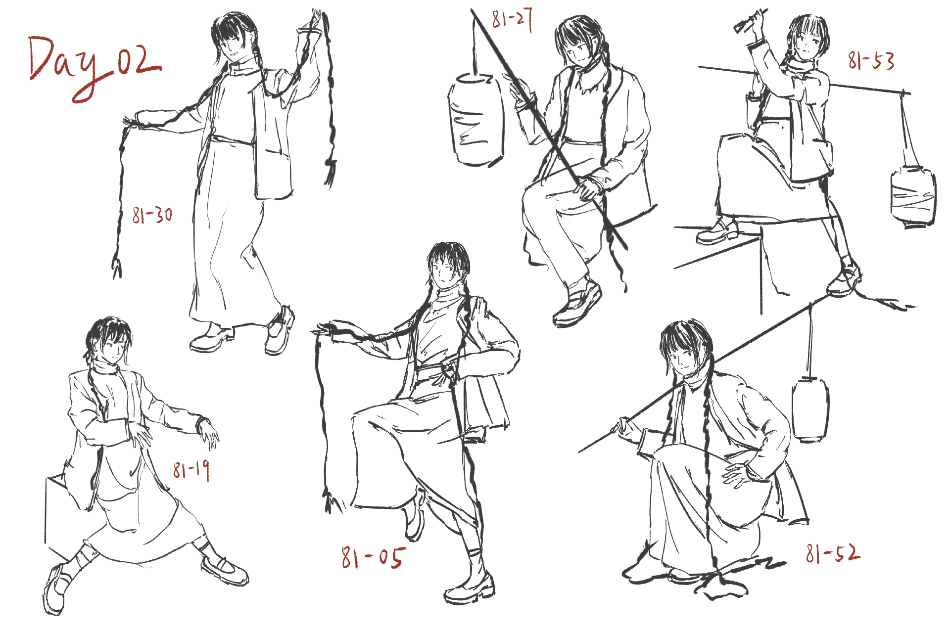 #速写60天挑战赛# day02@速写班长_Karolla-站酷ZCOOL