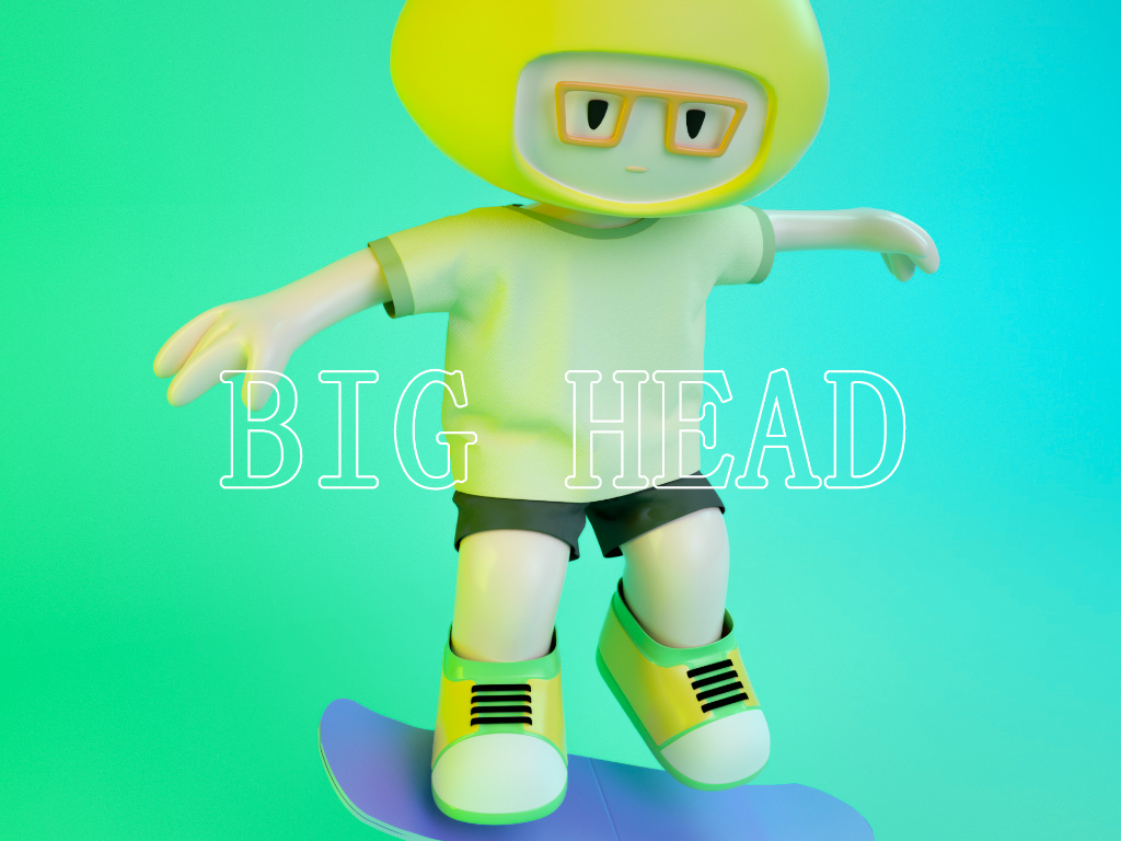 Big Head_其星-站酷ZCOOL