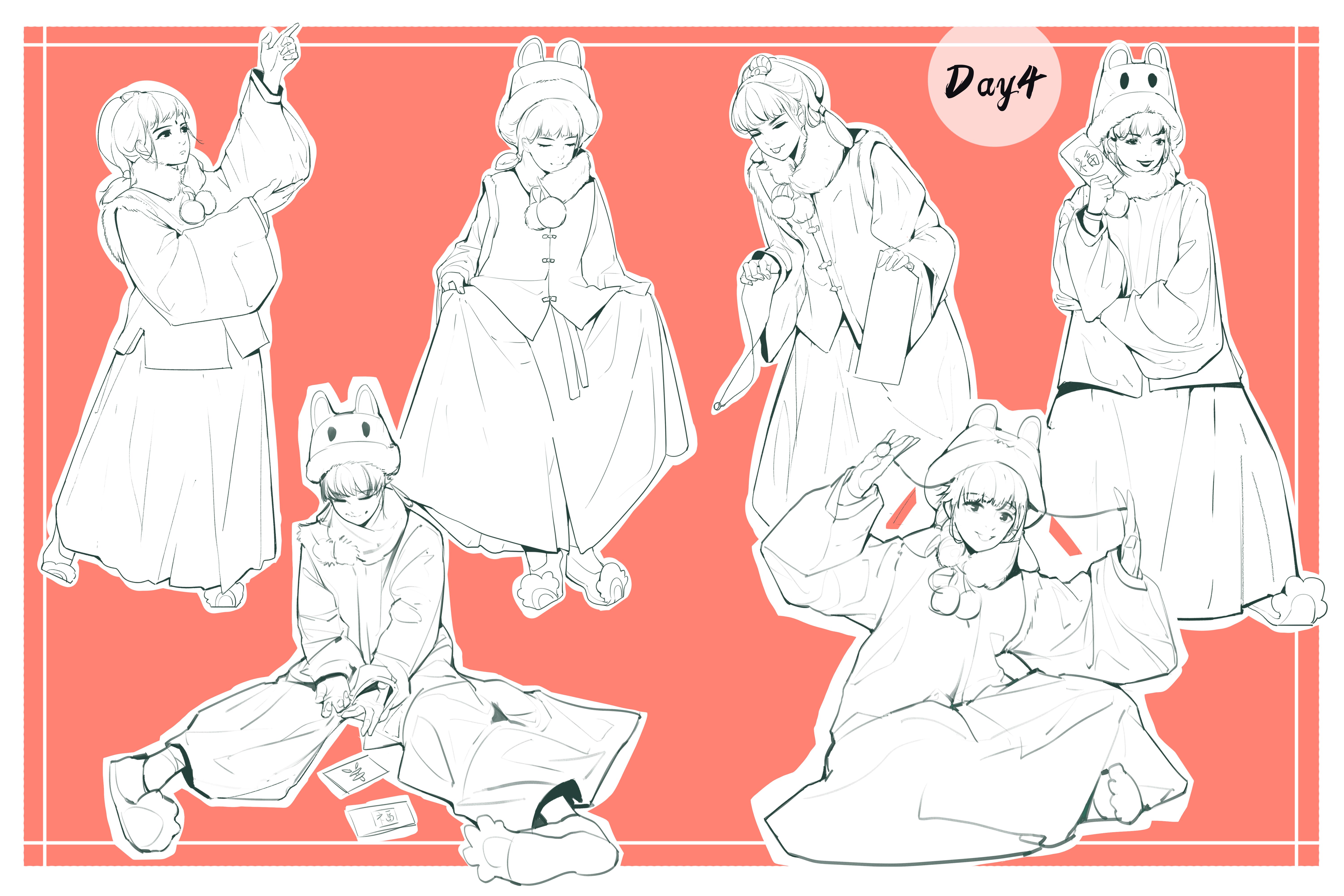 #速写60天挑战赛#@速写班长Day4_水獭大王An-站酷ZCOOL