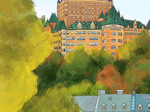 魁北克老城_joyehh-站酷ZCOOL