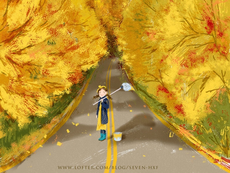 ENJOY-I DRAW THE FALL_sevenH-站酷ZCOOL