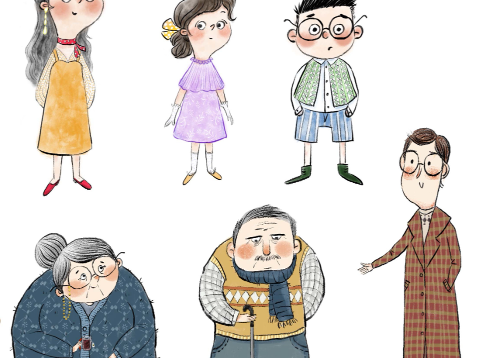 人物插画练习_阿卯Mao-站酷ZCOOL