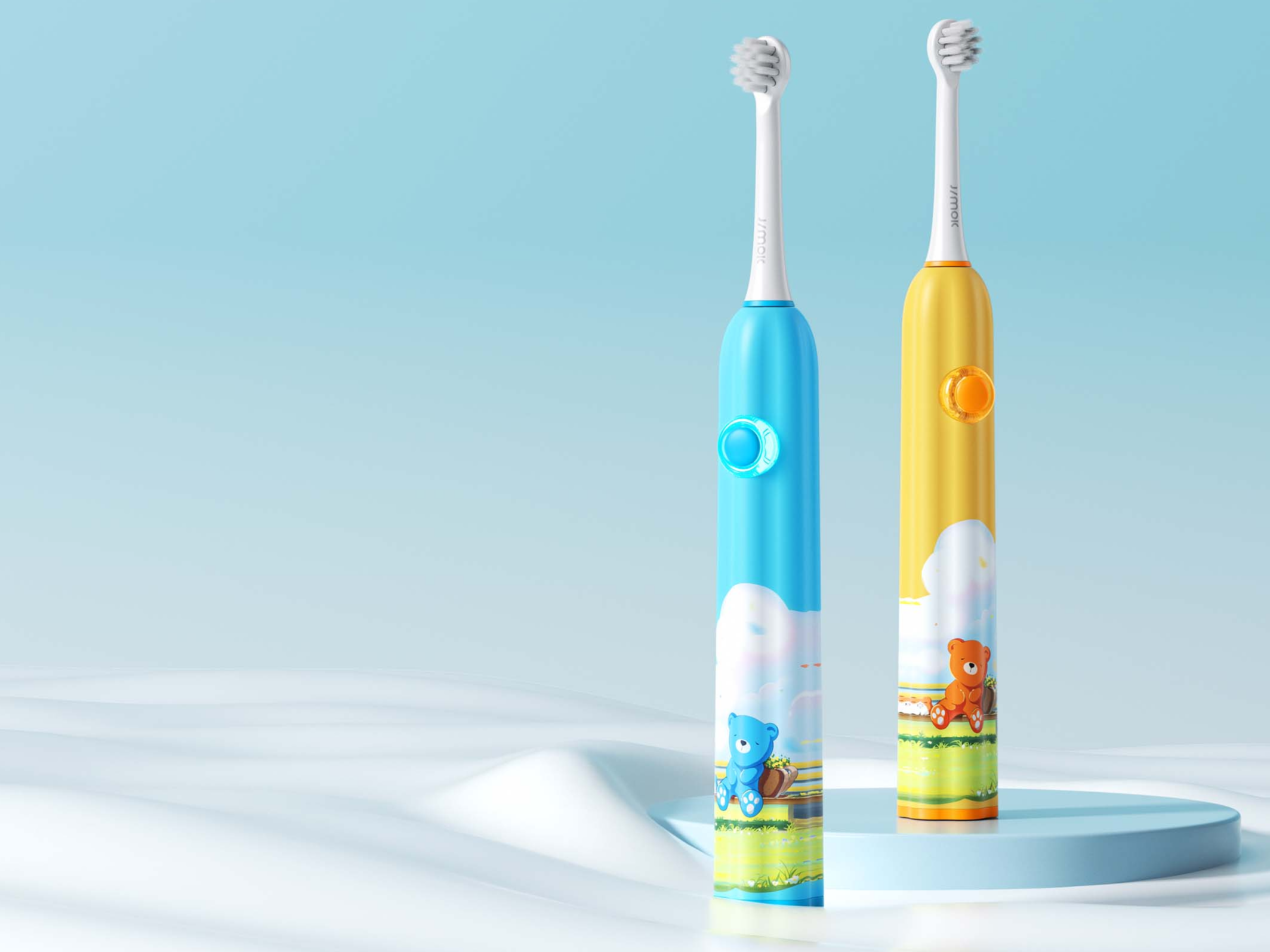 2023年度上市新品（二）JIMOK锦美客-M2儿童电动牙刷_Shouwu-站酷ZCOOL