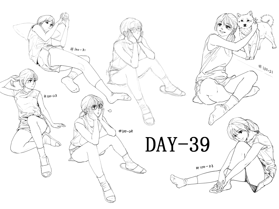 #速写60天挑战赛#DAY39@速写班长_寿司领带-站酷ZCOOL