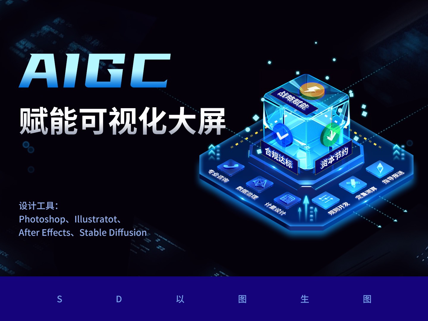 AIGC赋能可视化大屏_LINHAIWEI-站酷ZCOOL