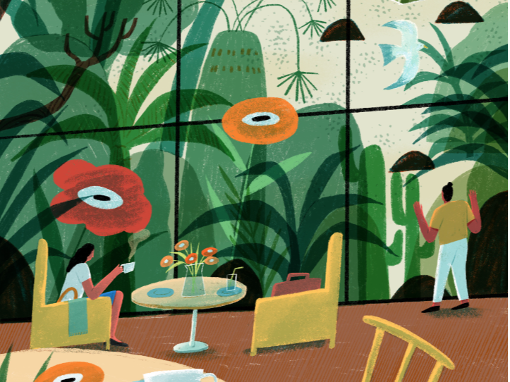 万物生长——我的个人线下插画展_业余的Sylvia-站酷ZCOOL