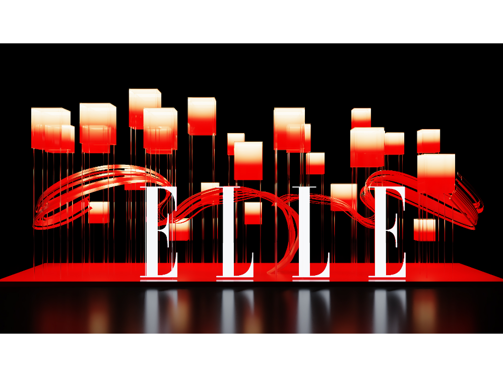 ELLE美陈__微笑_-站酷ZCOOL