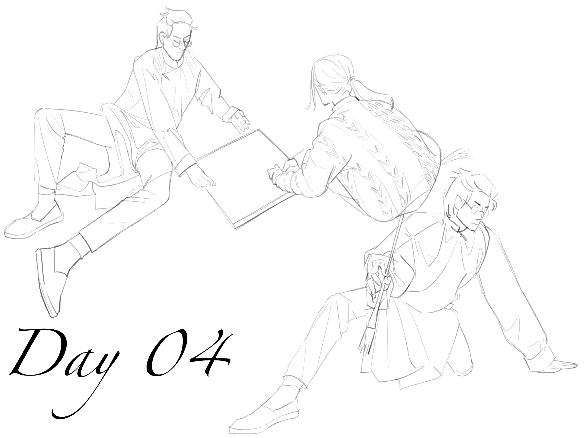 #速写60天挑战赛# day4@速写班长 _冬至常青-站酷ZCOOL