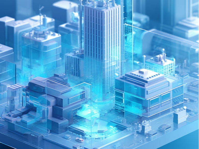 047期｜Midjourney Niji 咒语绘图｜2.5D科技建筑_AIGC小妖-站酷ZCOOL