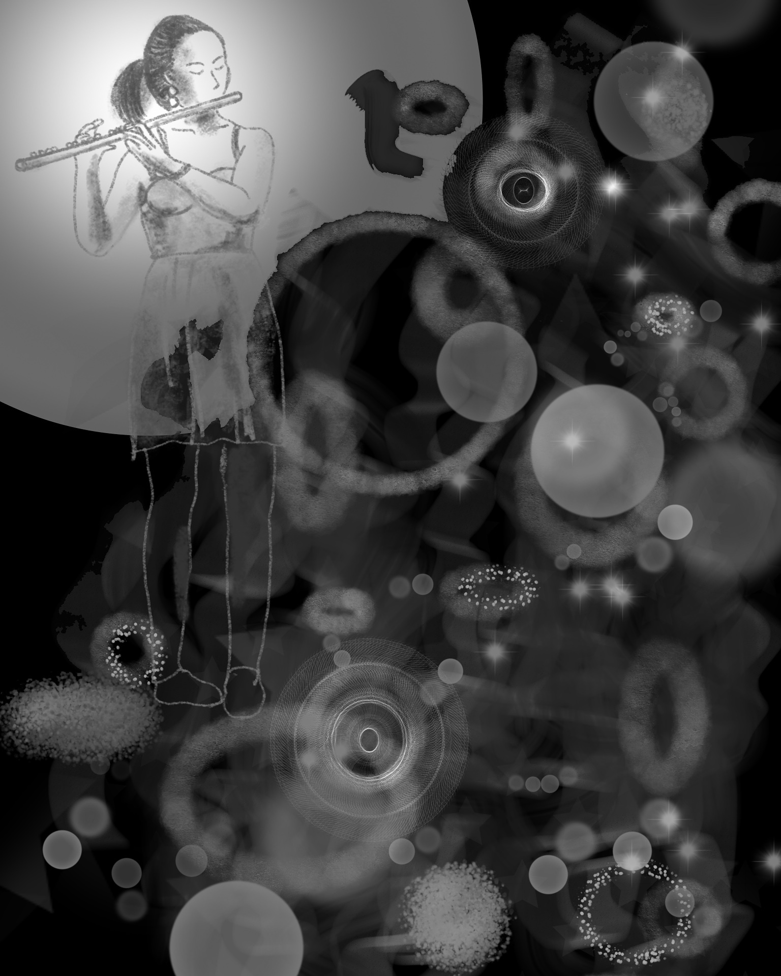 晚上八点的爵士长笛sound dynasty _豆叽咕kazuko-站酷ZCOOL