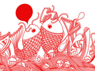 鱼插画_Ansonlam-站酷ZCOOL