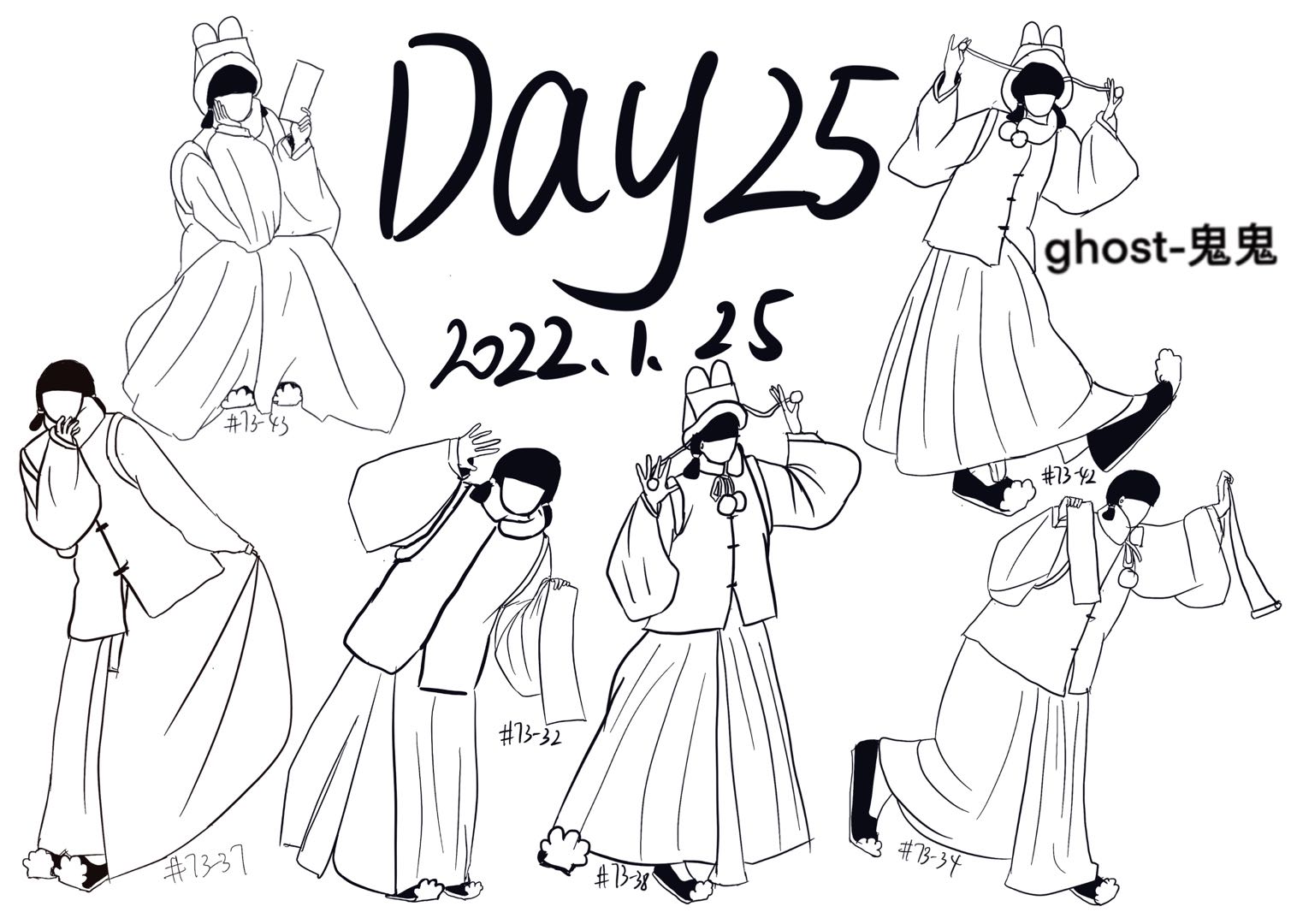 #速写60天挑战赛# Day25@速写班长 _kghost-站酷ZCOOL