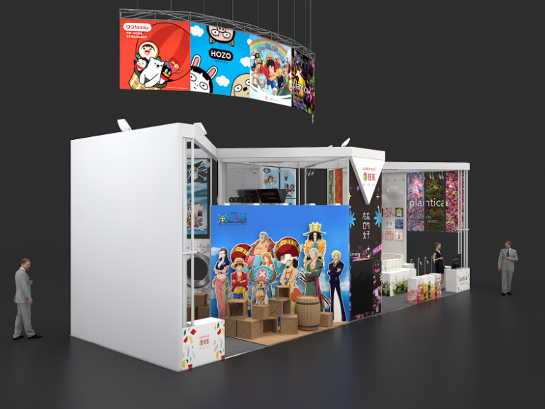 Authorized exhibition booth_white9527-站酷ZCOOL