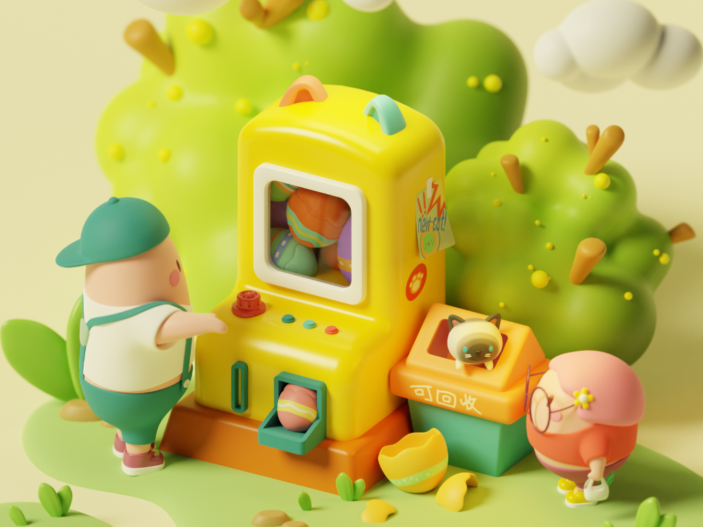 小小练习【Blender】_一粒FAFA-站酷ZCOOL