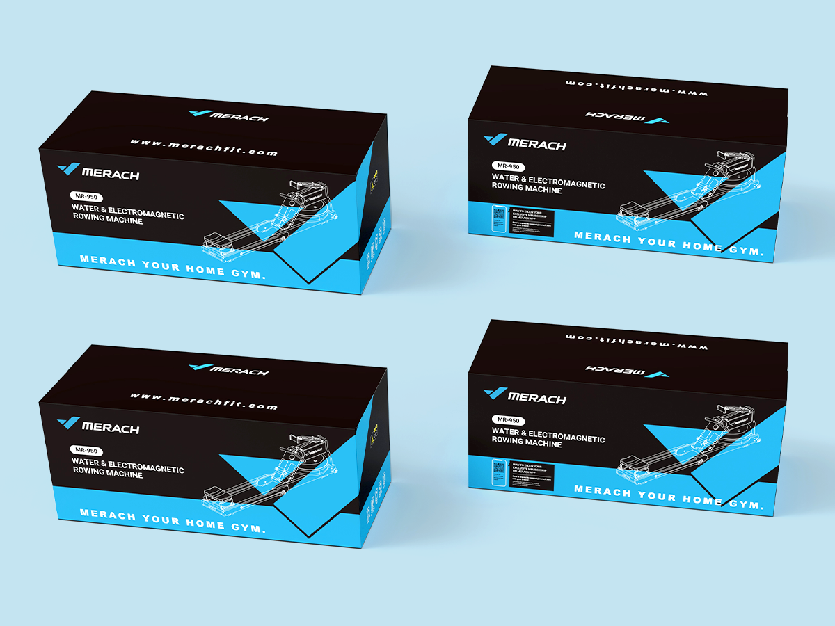 麦瑞克品牌MERACH海外健身产品牛皮盒包装设计方案_wmgods-站酷ZCOOL
