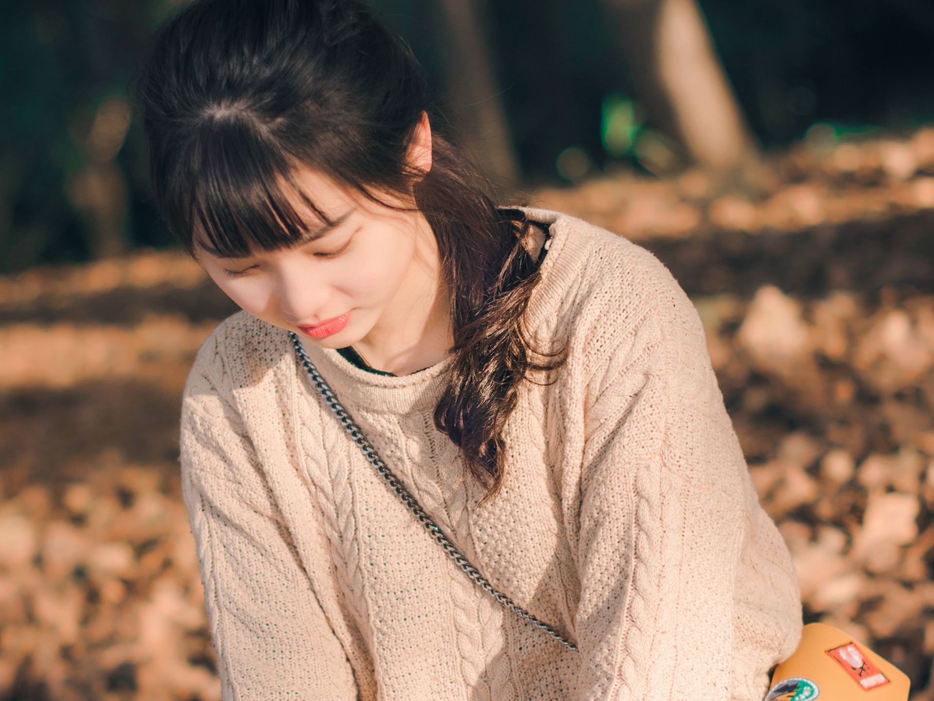 人像记录-秋日公园_江木可xX-站酷ZCOOL
