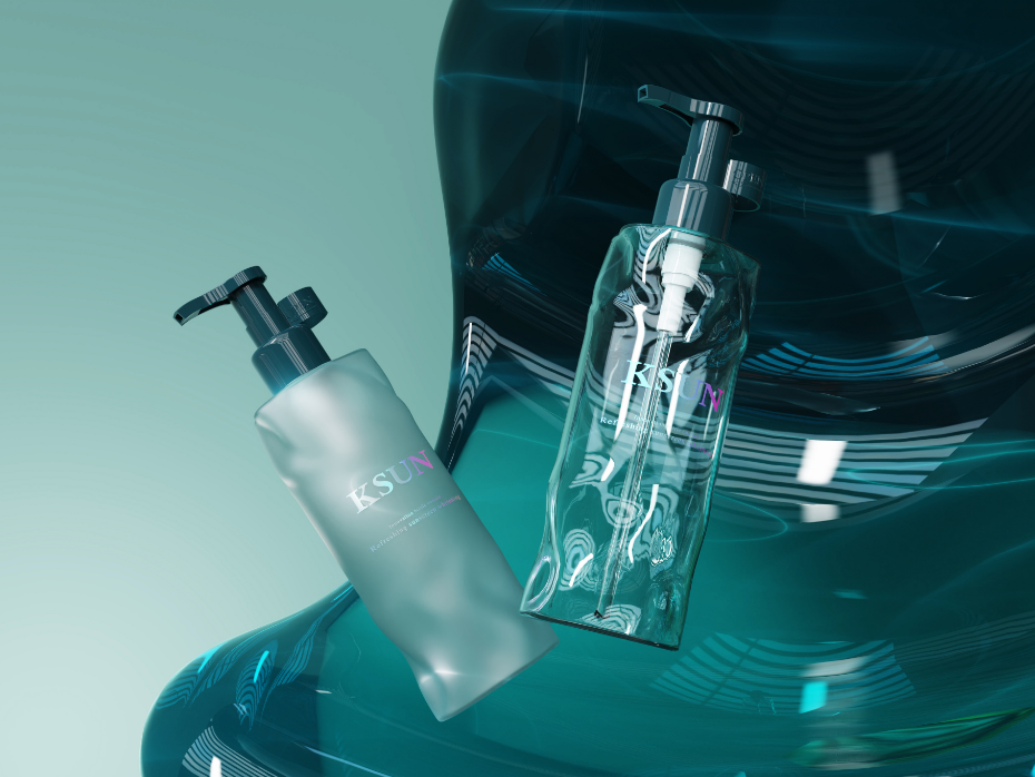 一组波光粼粼的瓶子_Juno祝如-站酷ZCOOL