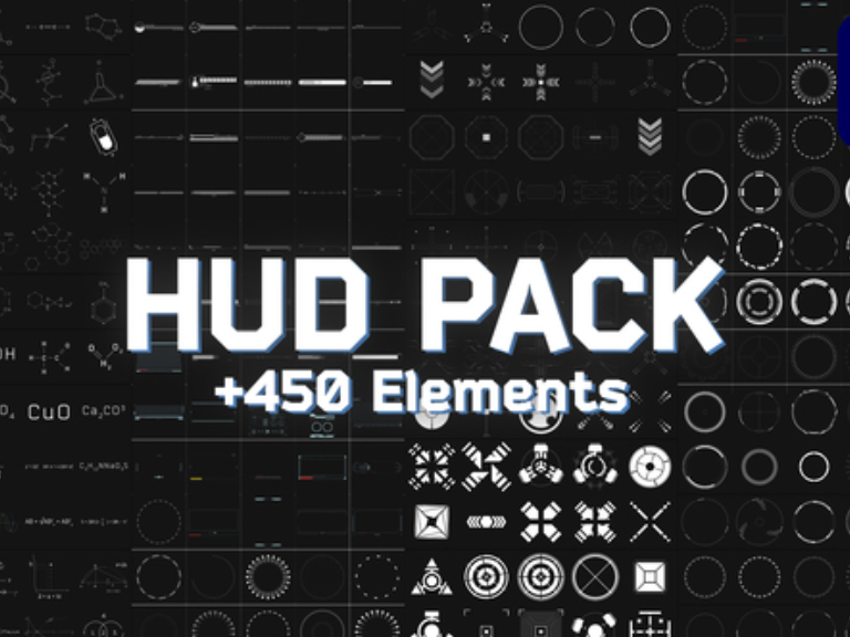 AE模板 | 科技HUD界面动画展示技术片头开场演示_猿文件网官方账号-站酷ZCOOL