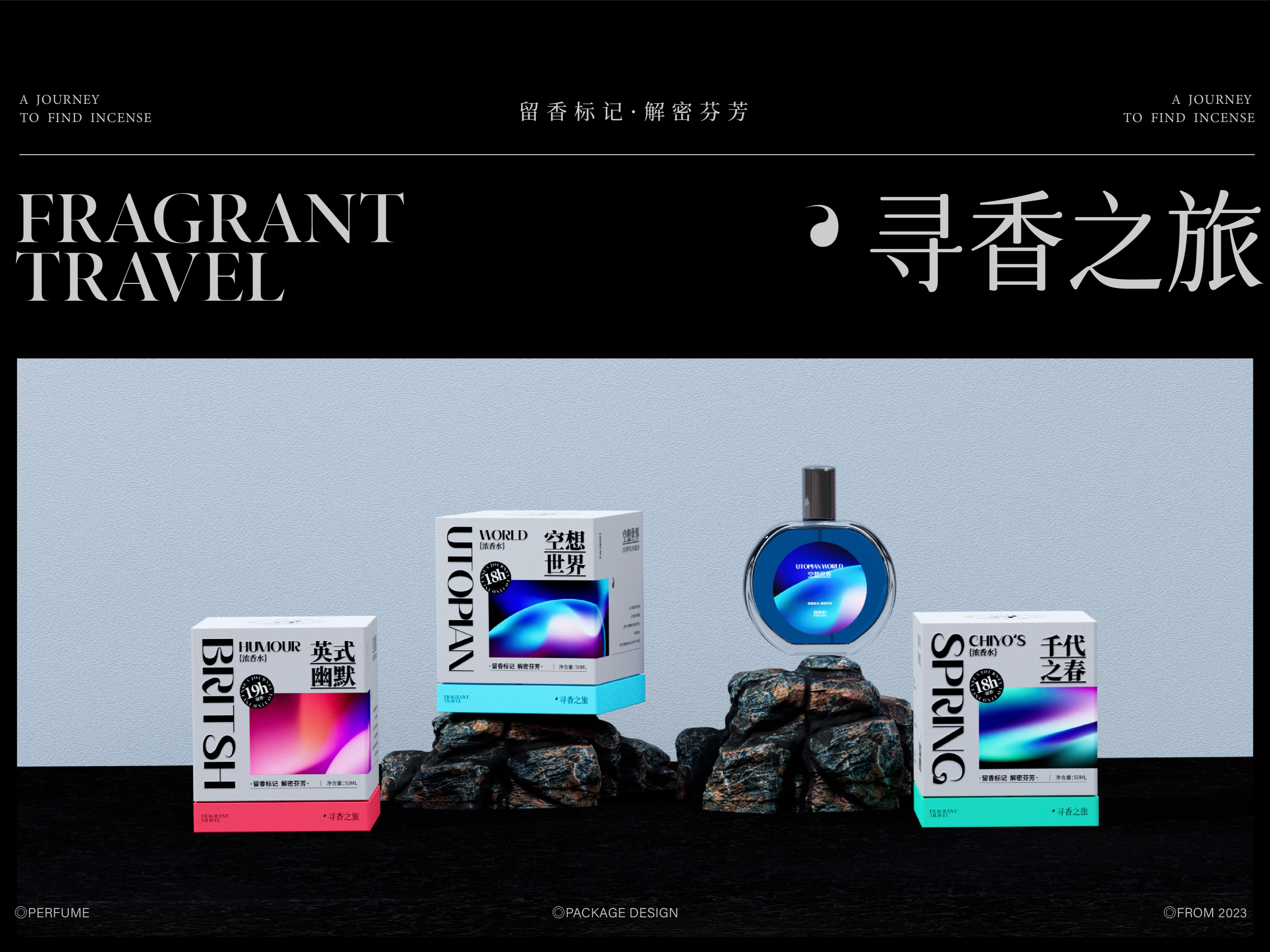 寻香之旅香水｜包装设计_xin_x-站酷ZCOOL