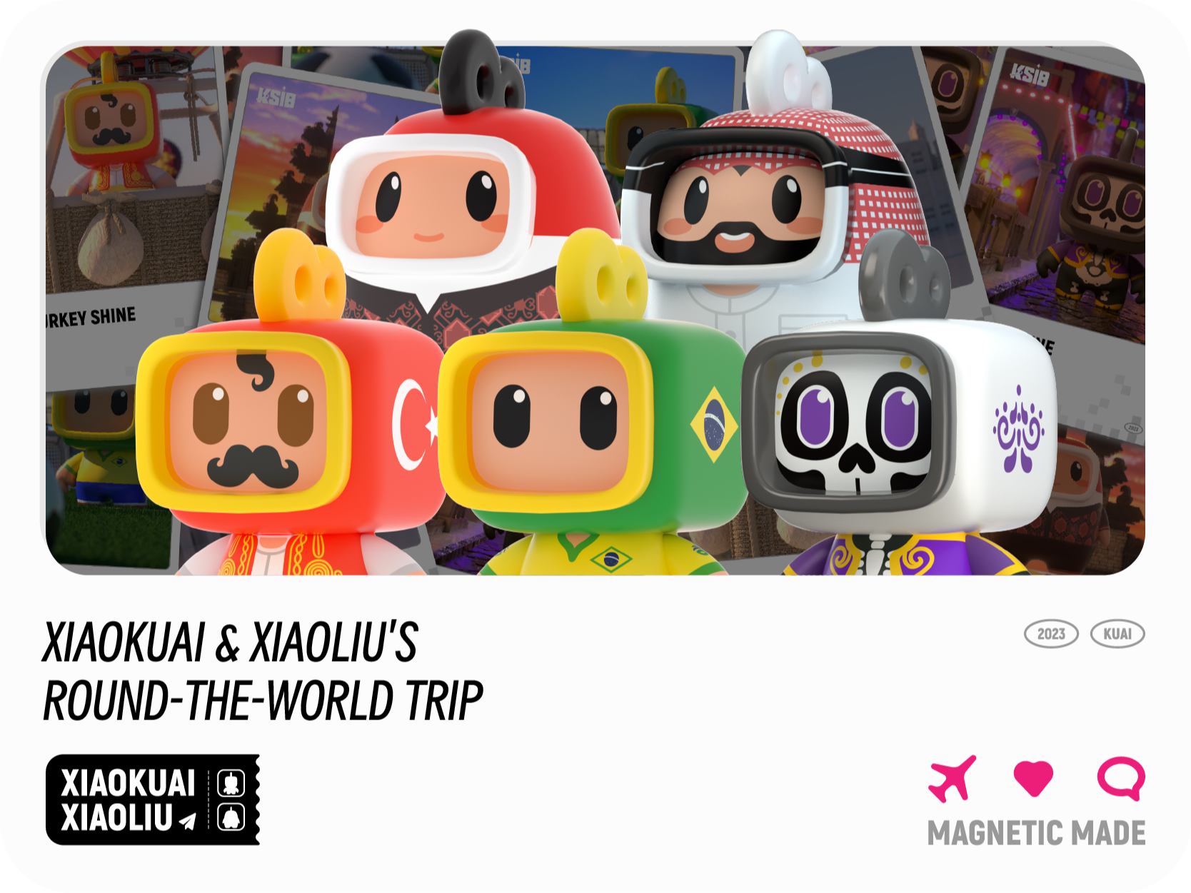 XIAOKUAI & XIAOLIU'S ROUND-THE-WORLD TRIP_邓邓Den-站酷ZCOOL