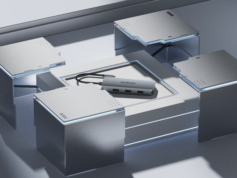 USB拓展坞视频渲染_某奶瓶-站酷ZCOOL