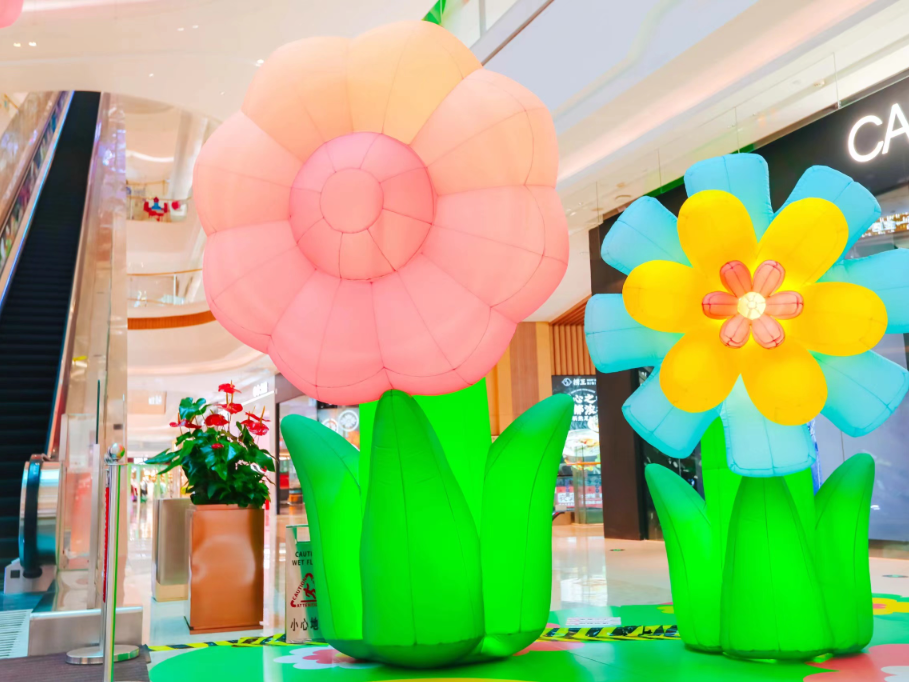 大明气模——杭州大悦城花朵美陈_大明气模luan-站酷ZCOOL