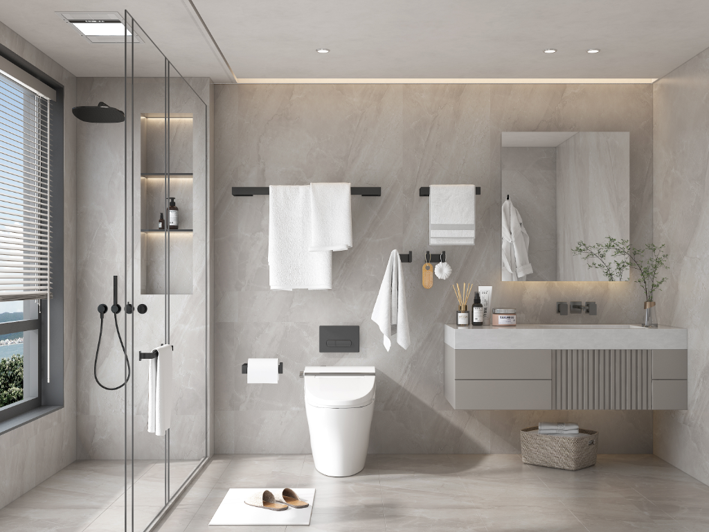 毛巾架建模渲染_宋波Baron-站酷ZCOOL