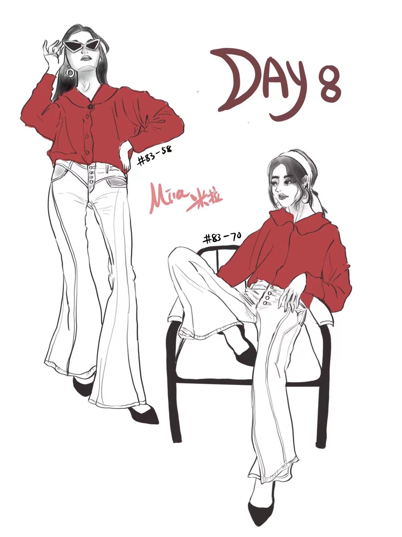 Day8速写_Mila米拉o-站酷ZCOOL