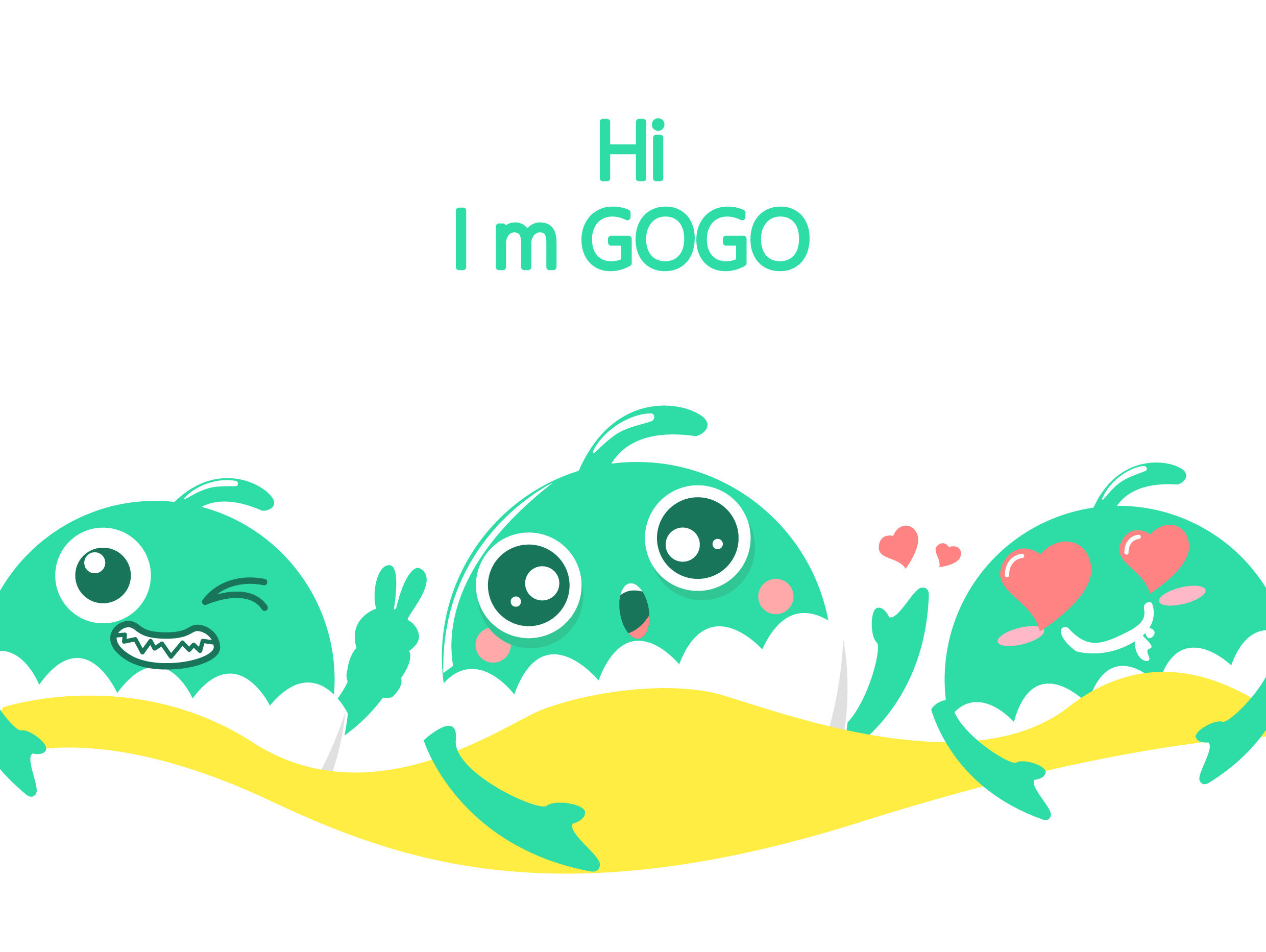 拉勾网卡通形象gogo_COCONUT_-站酷ZCOOL