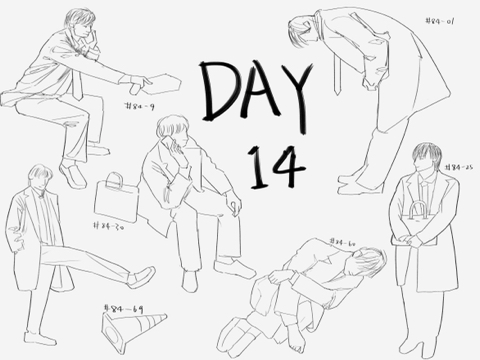 #速写60天挑战赛# day14@速写班长 _sphinxmask521-站酷ZCOOL