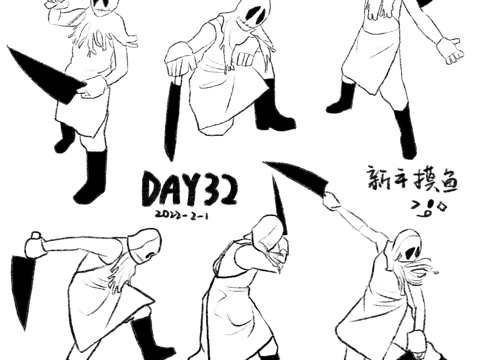 ＃速写60天挑战赛＃day32_scoriae-站酷ZCOOL