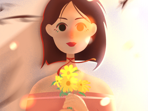 自画像_魏米娅MiaWey-站酷ZCOOL