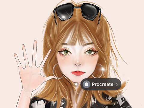 procreate｜头像｜约稿_cai小鸡-站酷ZCOOL