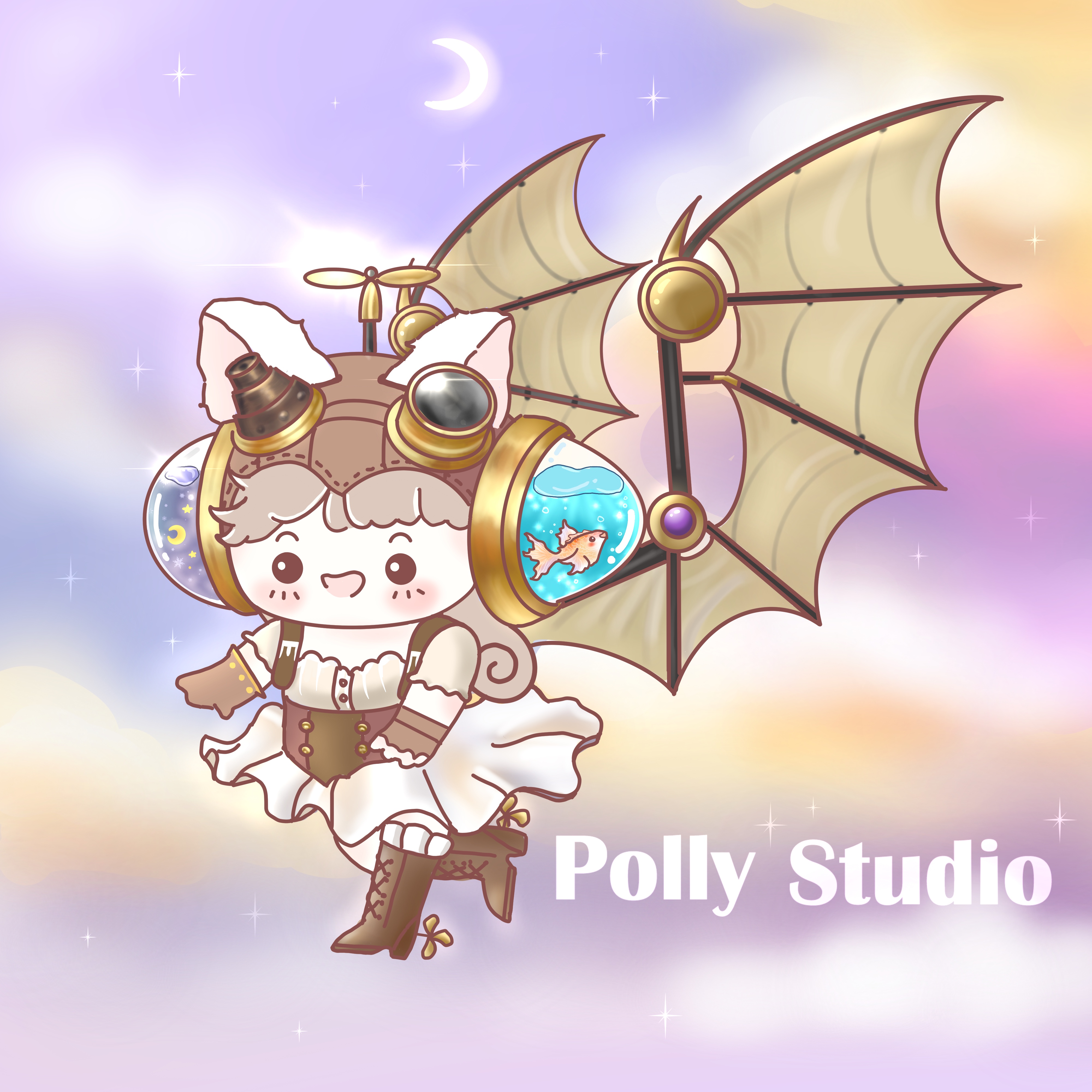 蒸汽朋克水瓶座♒_Polly小Po-站酷ZCOOL