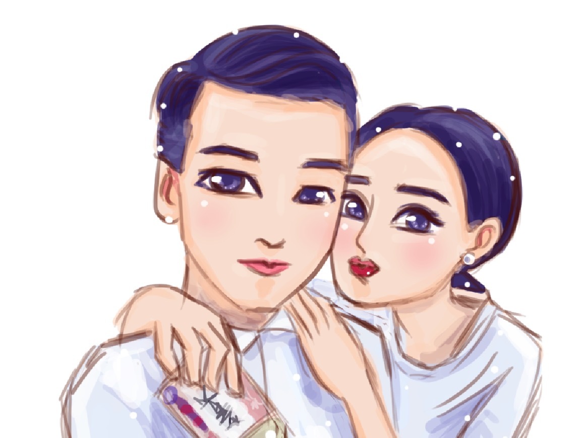 「Cony的画」画给朋友的Q版人像_果子精灵Cony-站酷ZCOOL