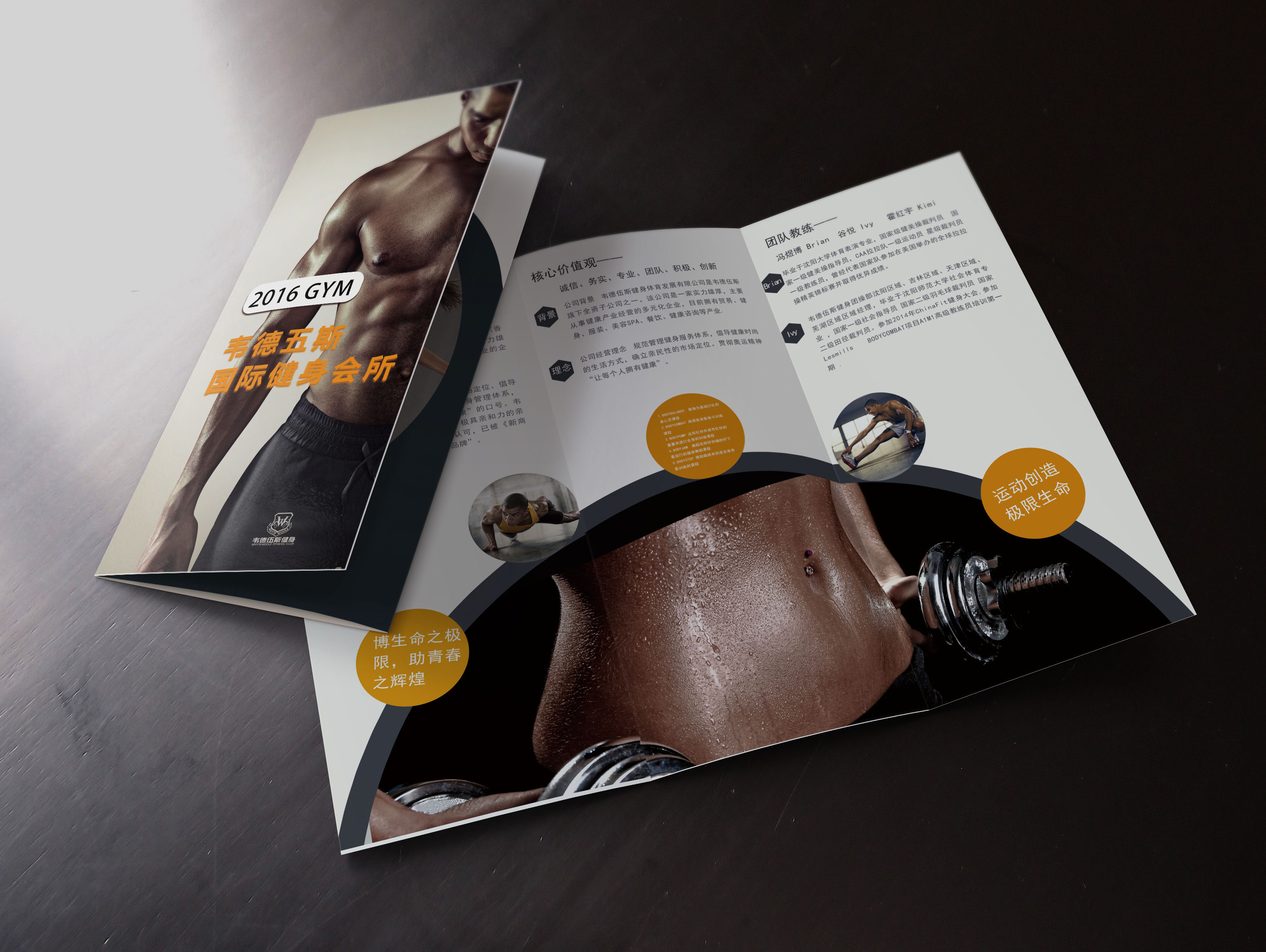 健身三折页_xia想女-站酷ZCOOL