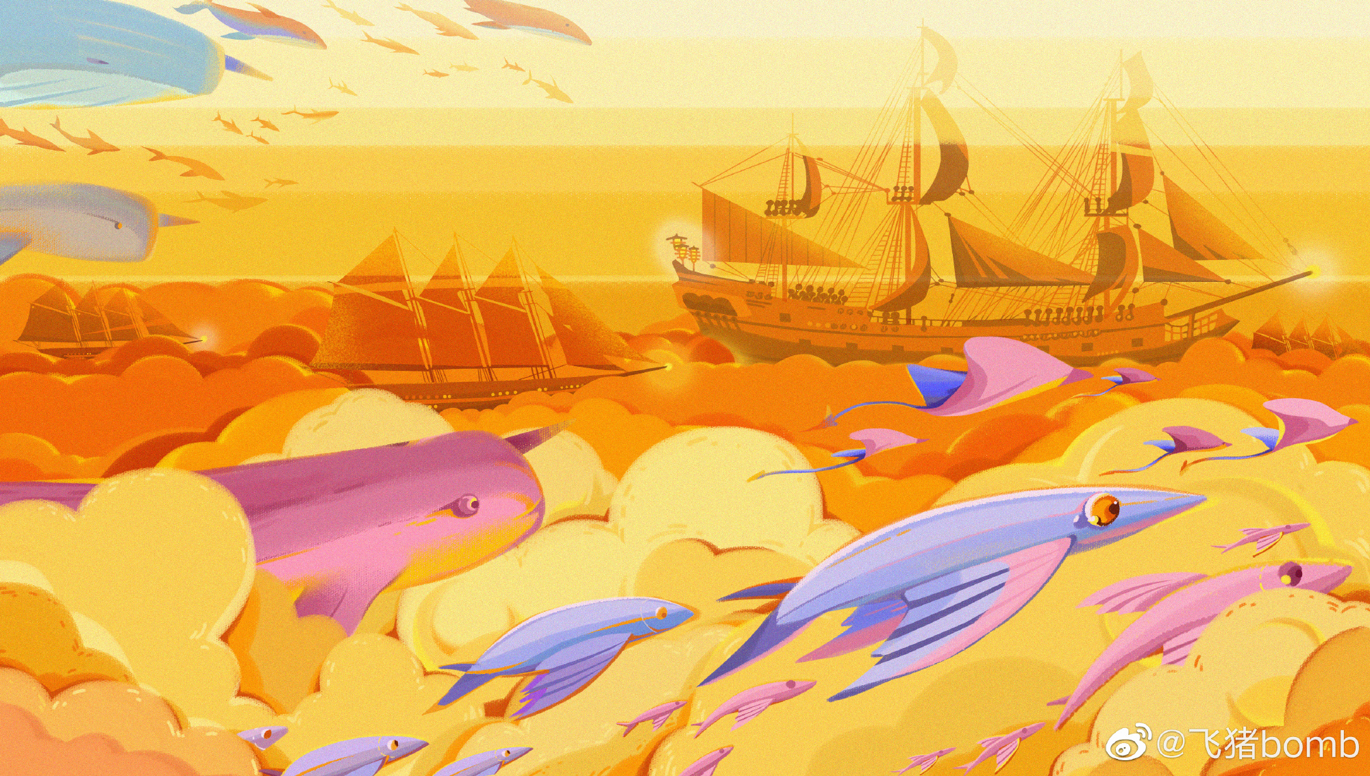 飞鱼世界_良夜LY-站酷ZCOOL