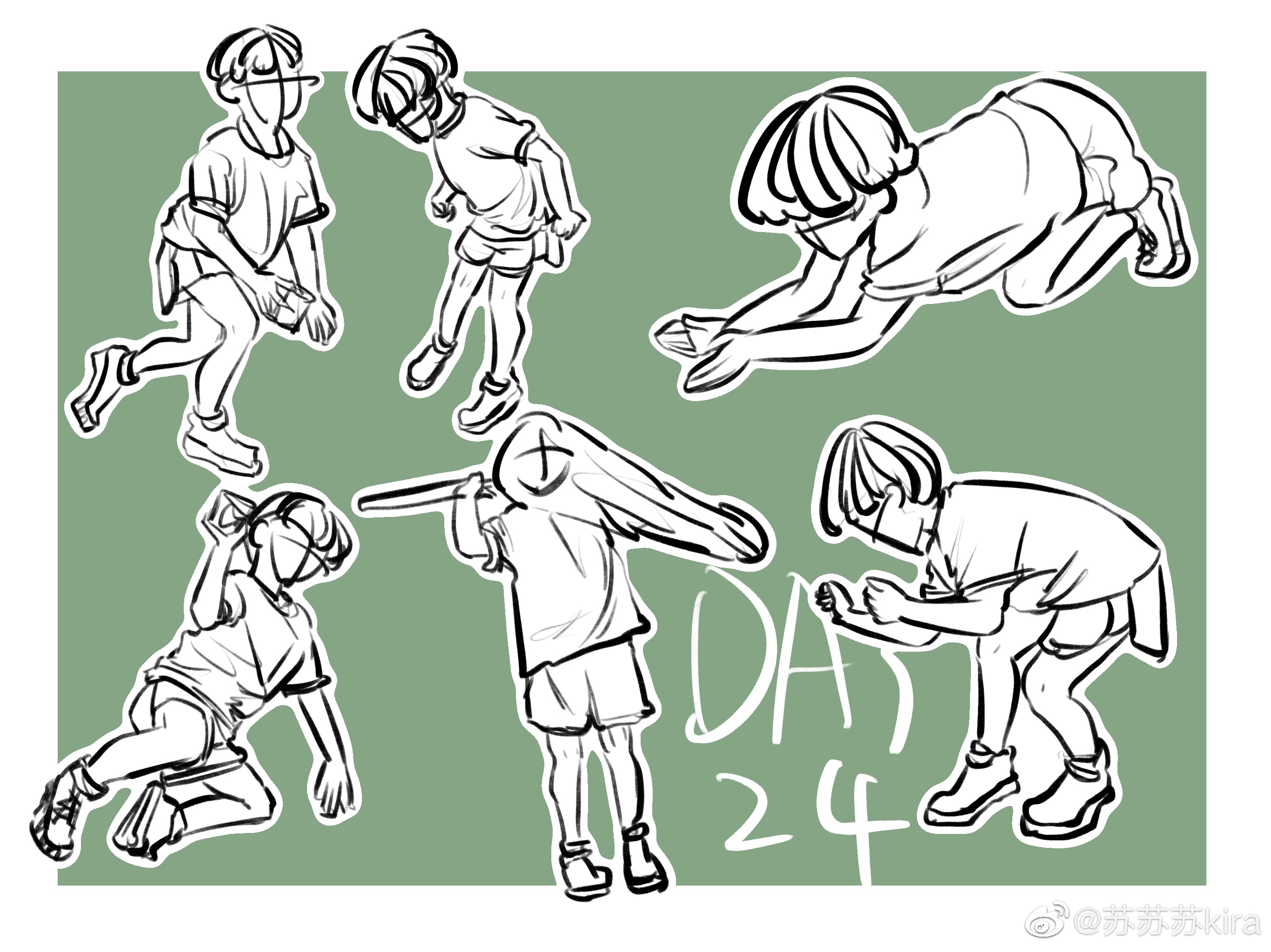 #速写60天挑战赛#day24@速写班长 _叁肆叁-站酷ZCOOL