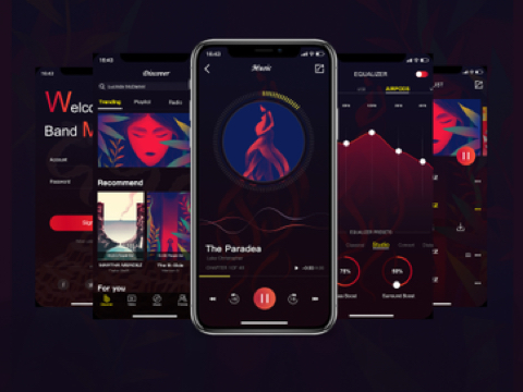 BAND Music音乐app_沈心鸣SXM-站酷ZCOOL