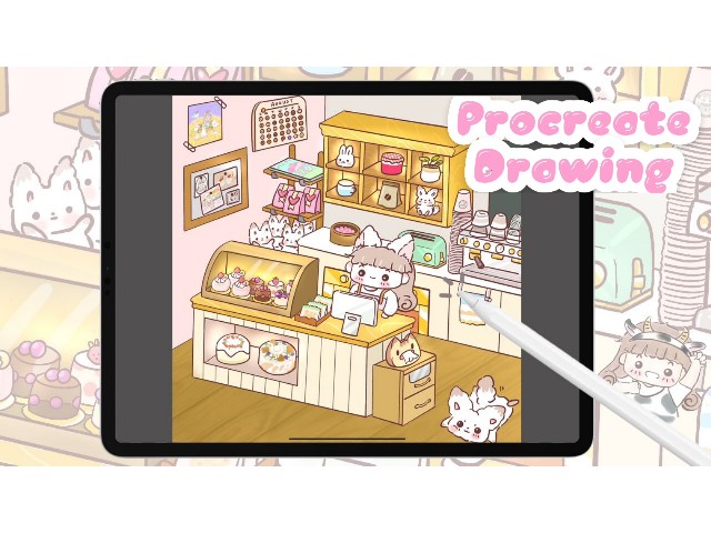 Procreate插画_Polly小Po-站酷ZCOOL