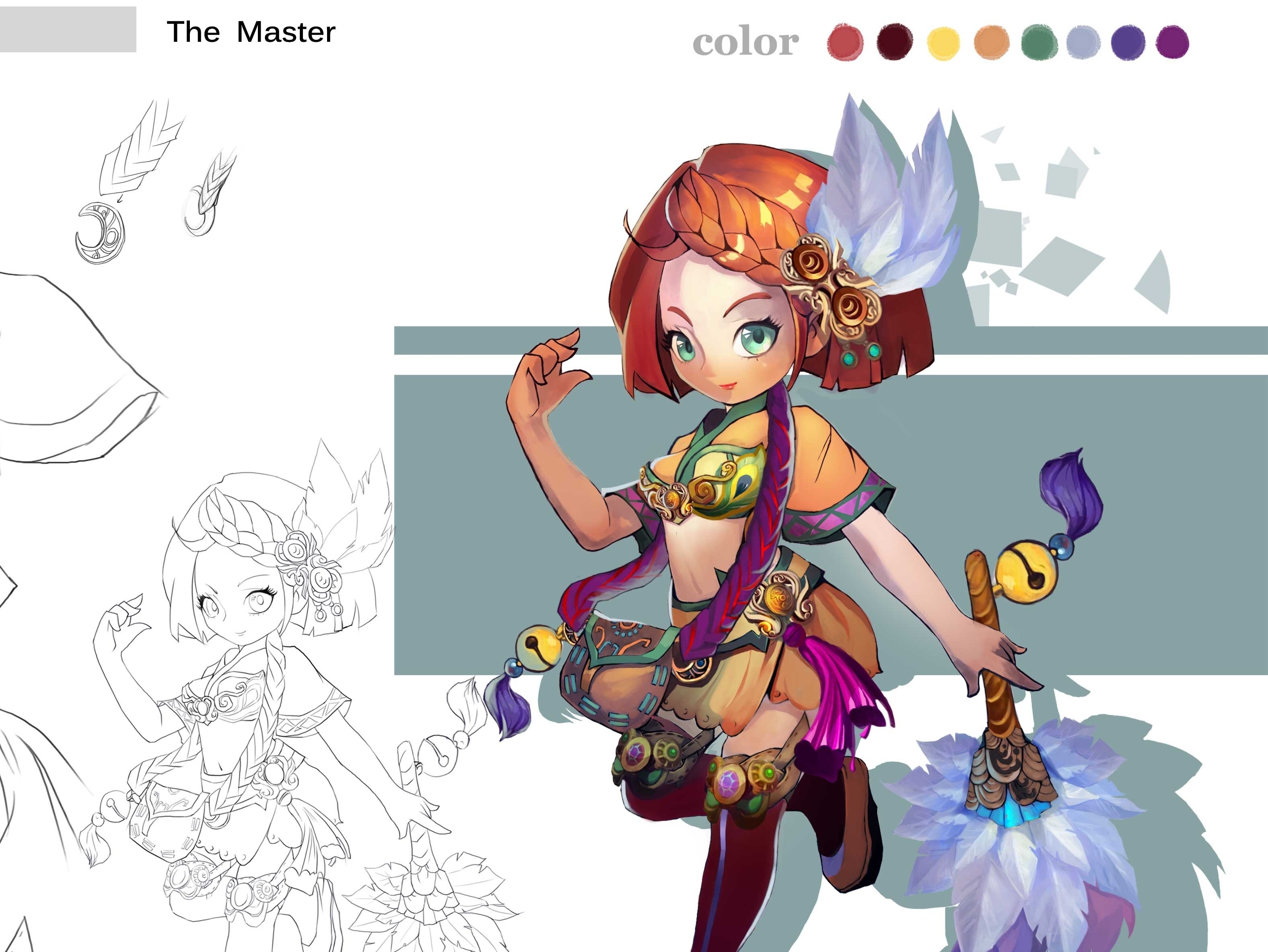 游戏原画设计_彭Hailey-站酷ZCOOL